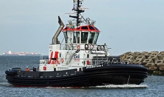 El primer remolcador propulsado por hidrógeno del mundo llega a Bélgica para las pruebas finales ...